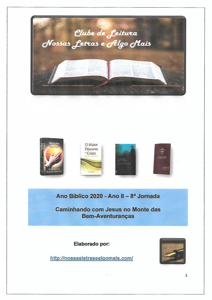 Ano Bíblico 2020 – Adultos – Nossas Letras e Algo Mais